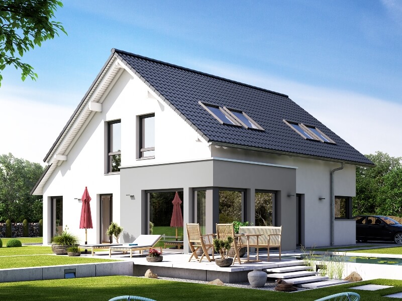 Fertighaus von Living Haus - SUNSHINE 143 V3